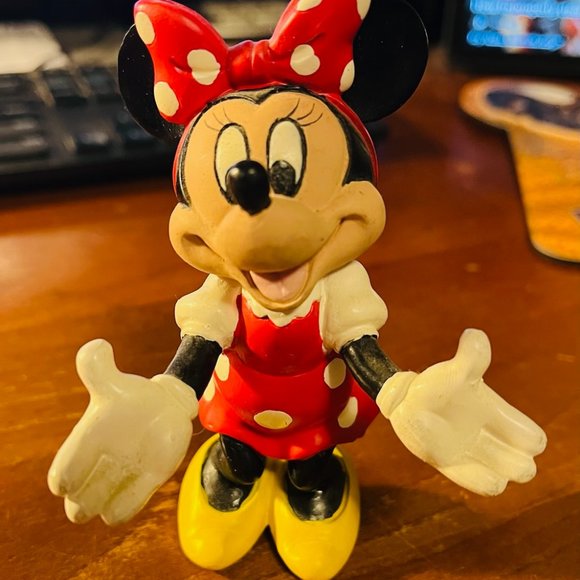 Disney | Art | Disney Minimouse Mini Ceramic Figurine | Poshmark